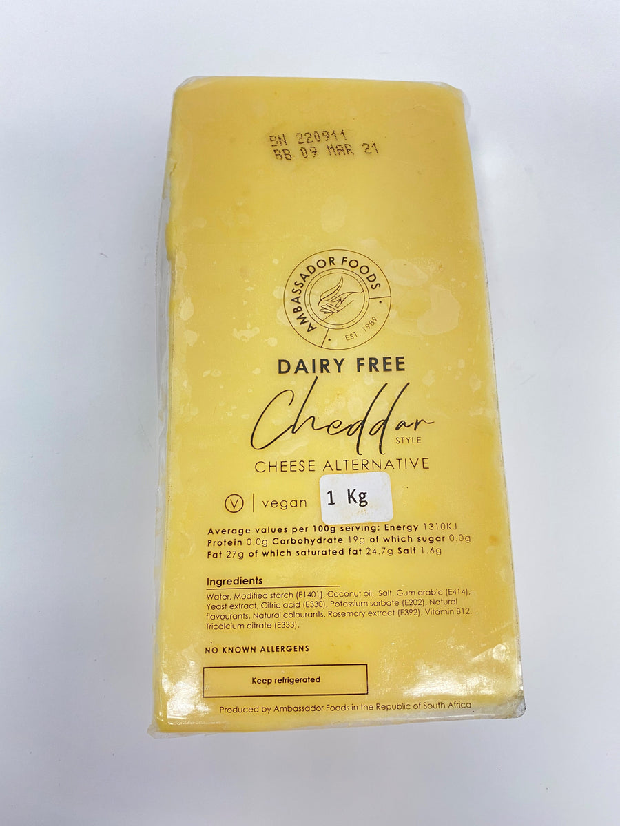 Vegan Cheddar Cheese 1kg – Rialto Foods