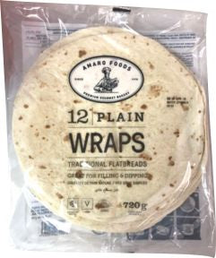 Plain Wrap 25cm (12 wraps per packet) – Rialto Foods