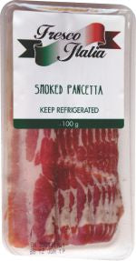 Smoked Pancetta Sliced 100g (Packet) – Rialto Foods
